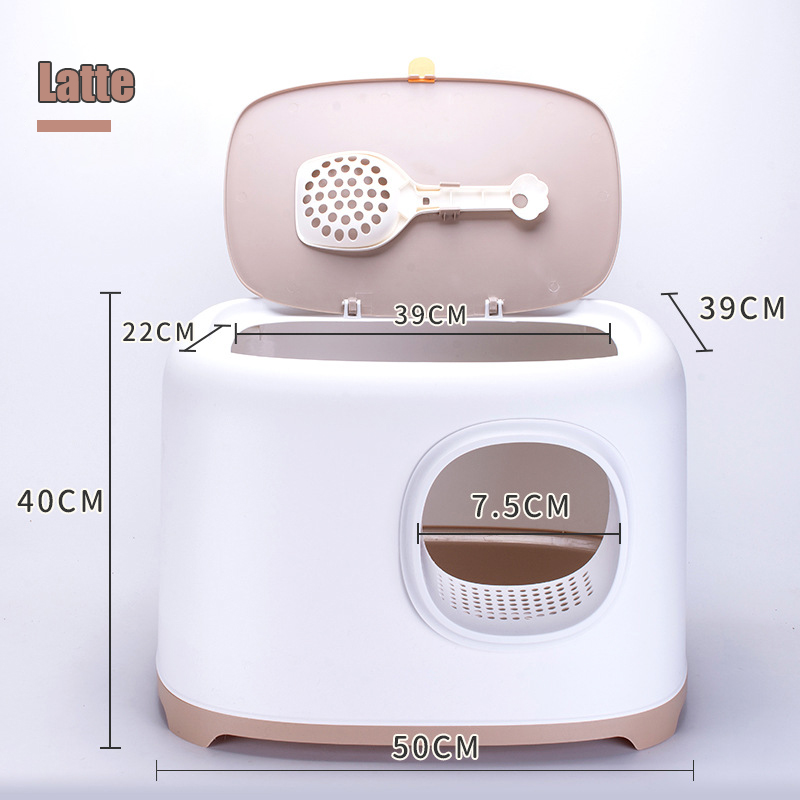 Volledig Afgesloten Kattenbakvulling Box Lade Type... – Vicedeal