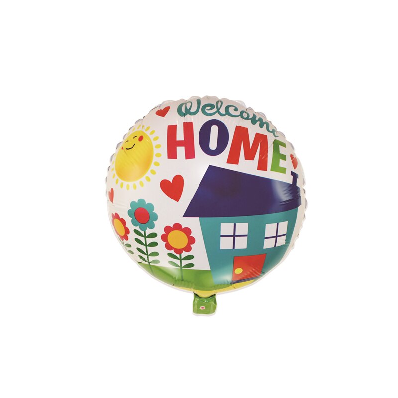 18 inch Round Shape Welcome Home Foli Balloons Glo... – Grandado