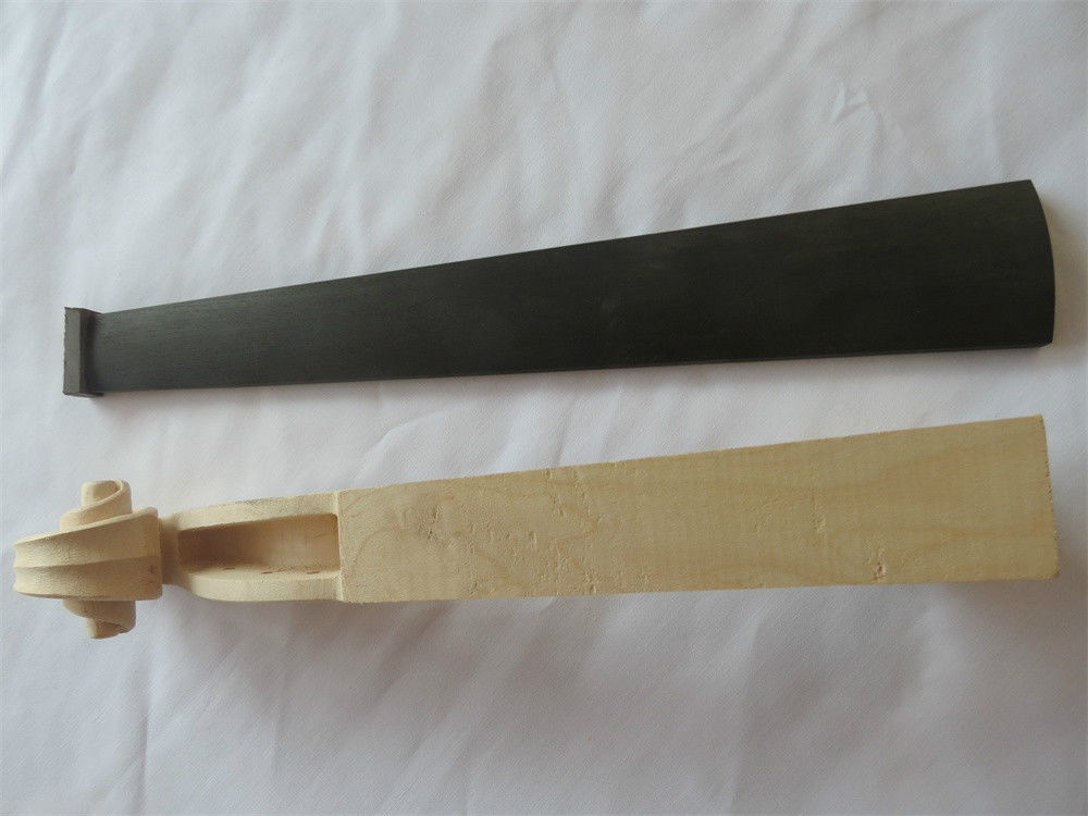 1pcs Top hand carved maple white viola neck 16" wi... – Vicedeal