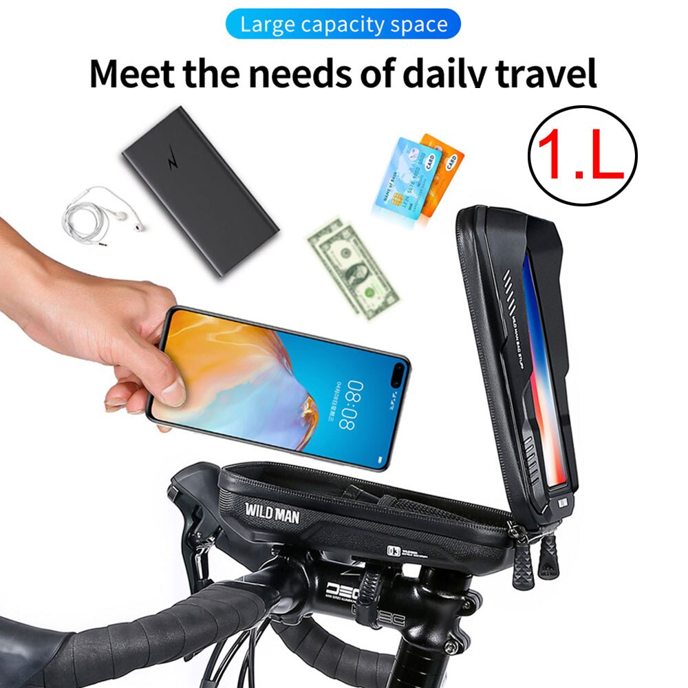 Bike Phone Holder Bag Waterproof Cycling Phone Hol... – Grandado