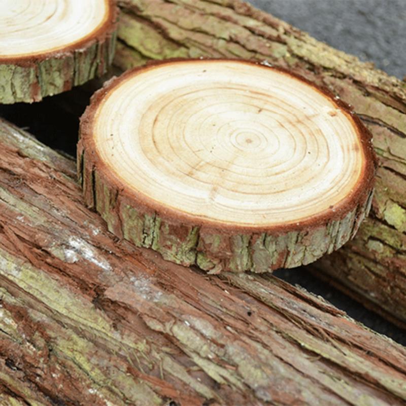 Natural Log Slice Piece Cup Mat Coaster Tea Coffee... – Grandado