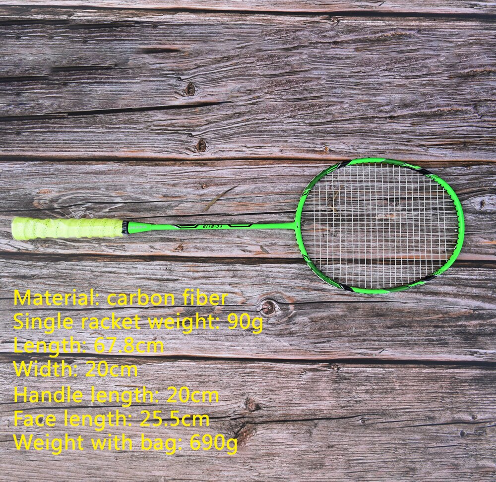 All Carbon Ball Control Badminton Racket Primary a... – Grandado