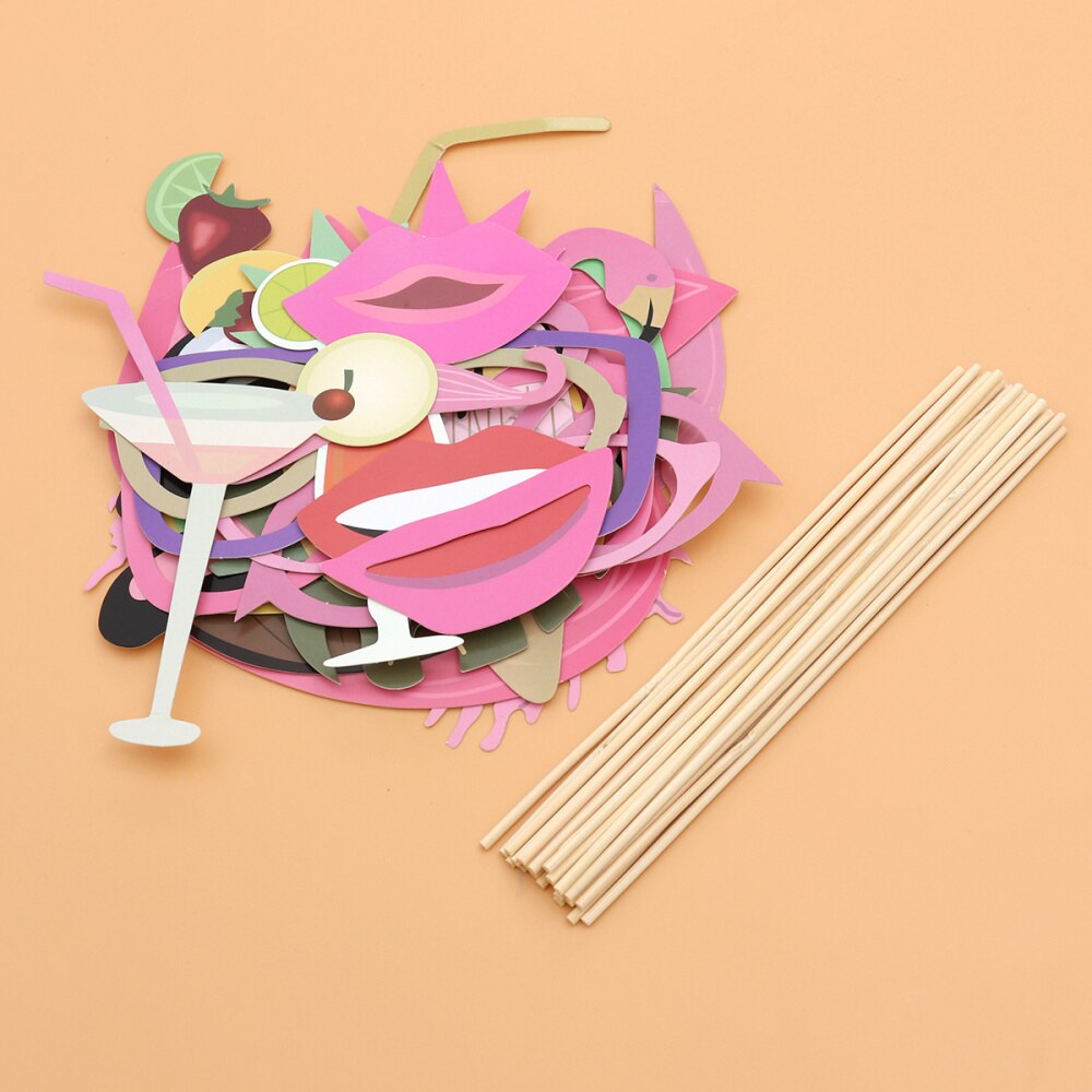 22Pcs Summer Theme Party Photo Booth Props Sea Bea... – Grandado