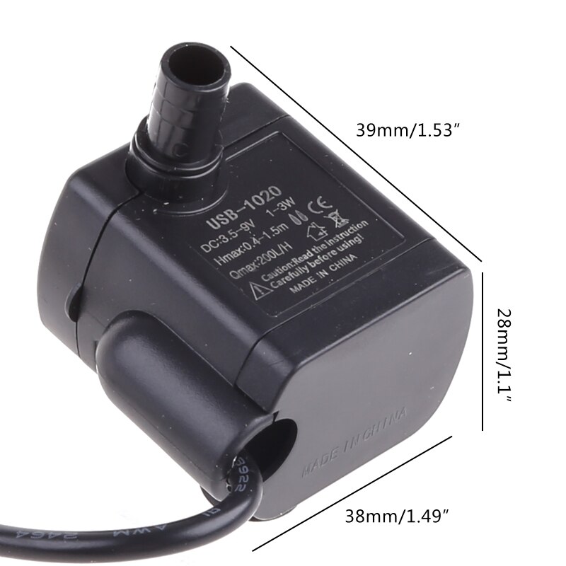 Debiet Waterdichte Borstelloze Pomp Dc 3.5V-9V 3W ... – Grandado