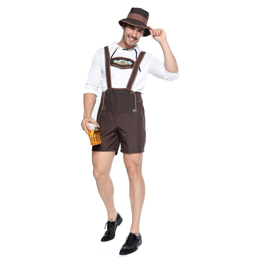 Men's Oktoberfest Cosplay Lederhosen Bavarian Germ... – Grandado