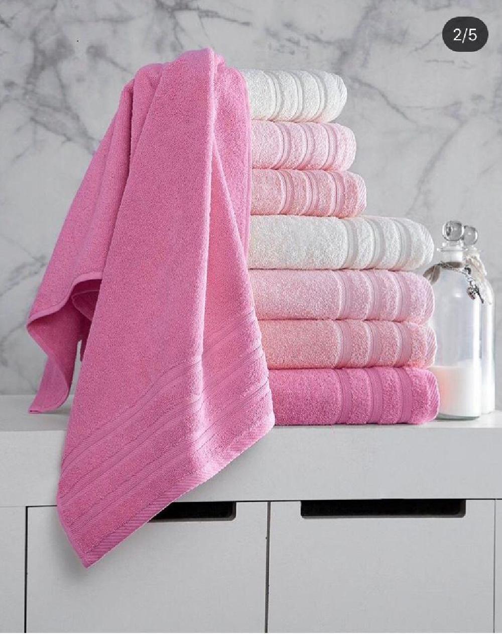 PURE %100 COTTON 8 PIECES SUPER TOWEL SET 4 PIECES... – Grandado