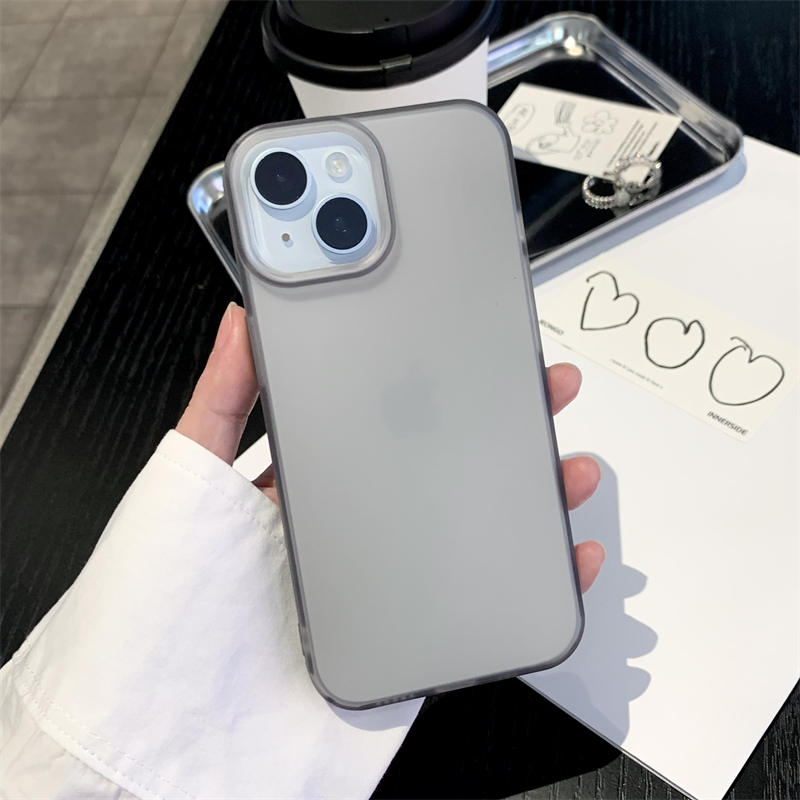 Luxe Transparante Matte Telefoon Case Voor iPhone ... – Vicedeal
