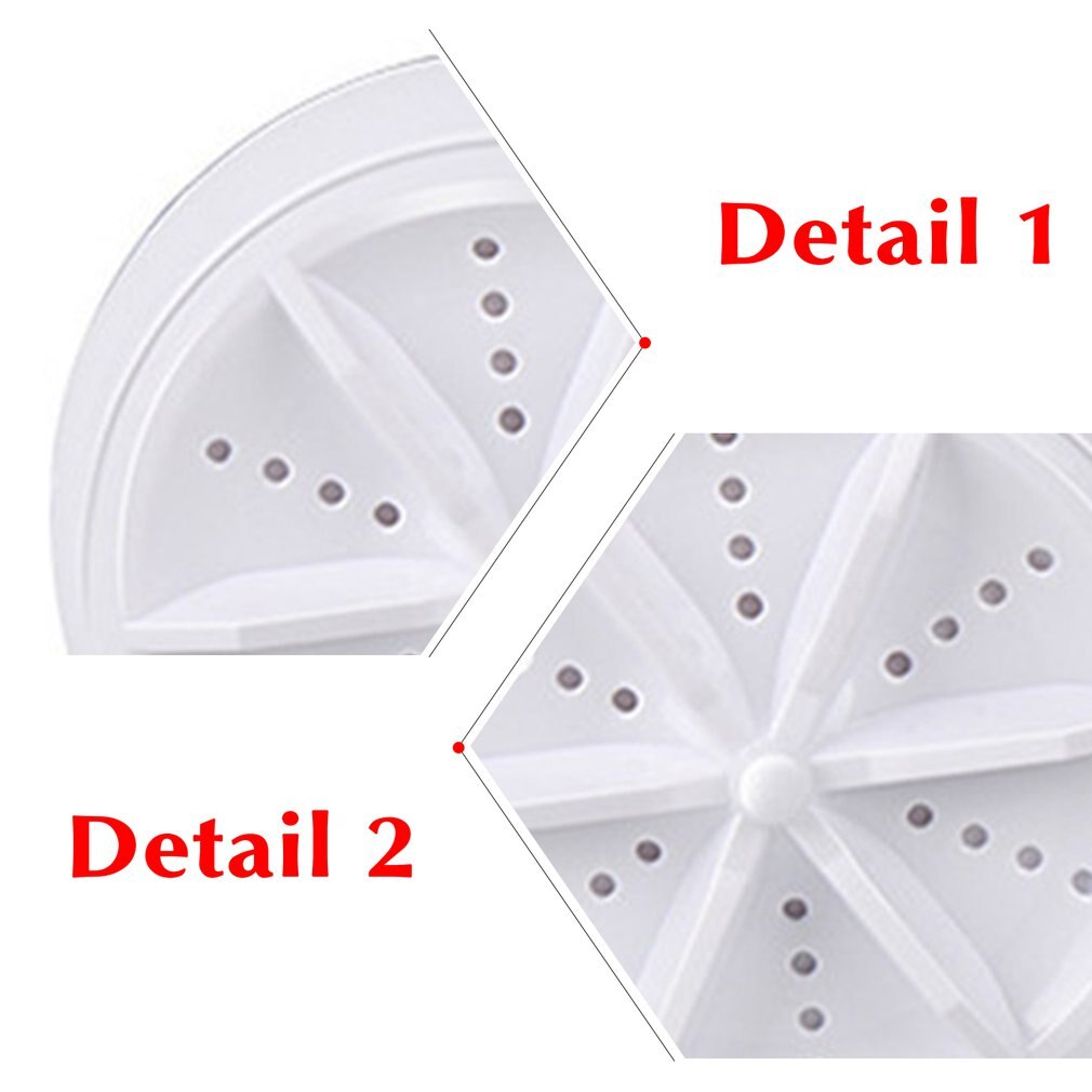 Ultrasonic Turbo Washer Portable Washing Machine M... – Vicedeal
