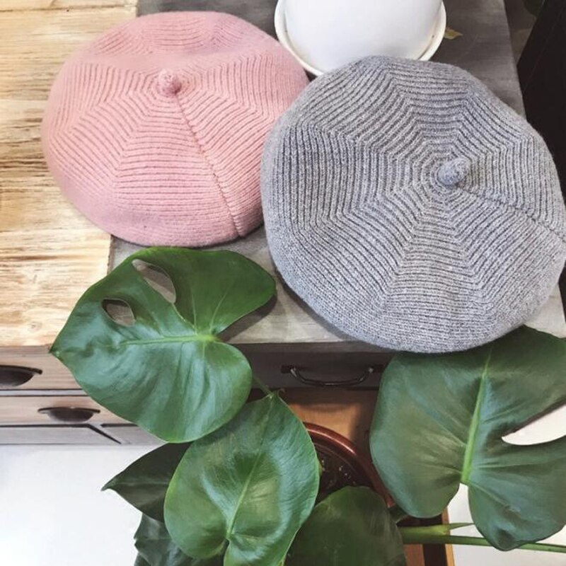 Spring Beret Women Hat Painter Style Wool Vintage ... – Grandado