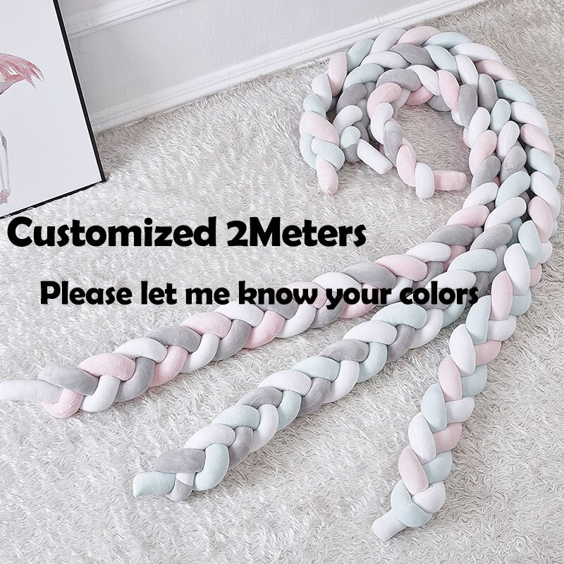 Gevlochten Baby Beddengoed Bumper Bed Braid Knot K... – Grandado