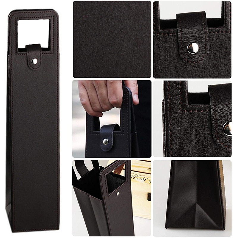 Red Wine Packaging Bags Universal Packaging Leathe... – Grandado