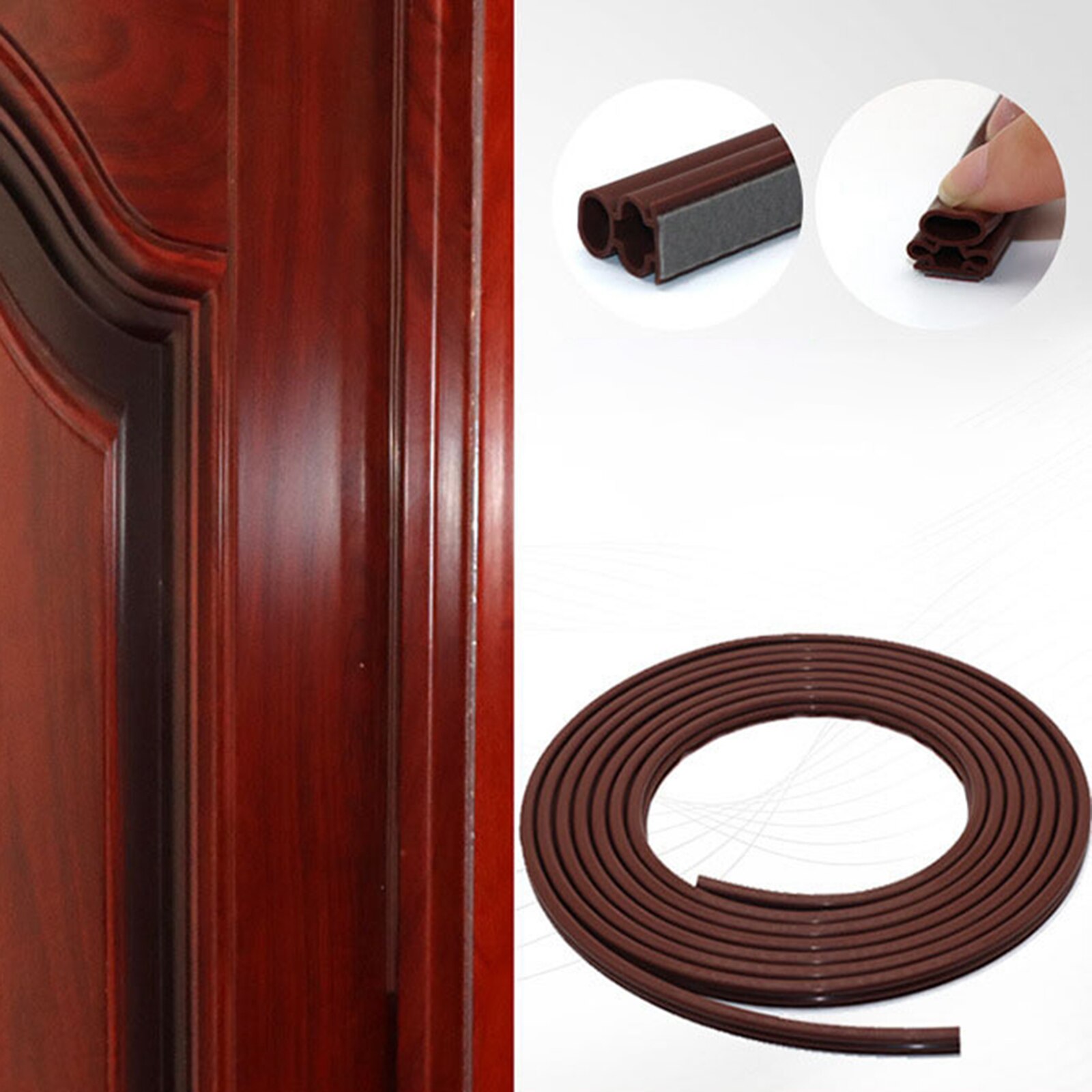 Door Seal Strip Rubber Sealer Door Draft Stopper W... – Vicedeal