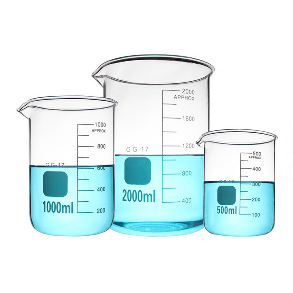 Transparent Heat Resistant Glass Beaker Scale Thic... – Vicedeal