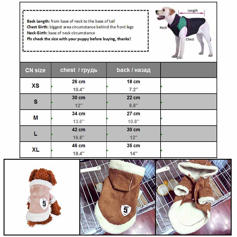 Buckskin Cat Coat Warm Fleece Jacket for Cats Pupp... – Grandado