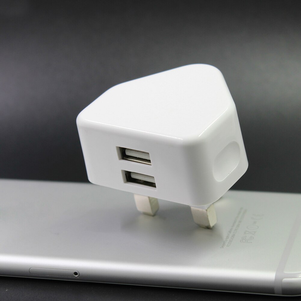 Mini 5V 2A Quick Charging UK Plug Dual USB Ports C... – Grandado