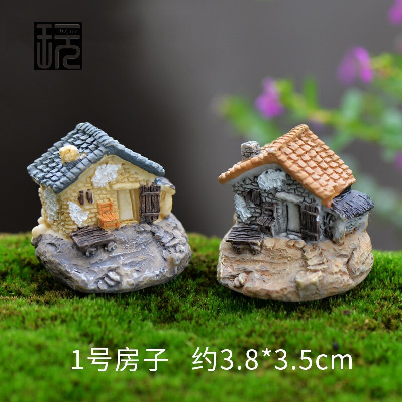 Resin House Model Forest Cottages Terrarium Figuri... – Grandado