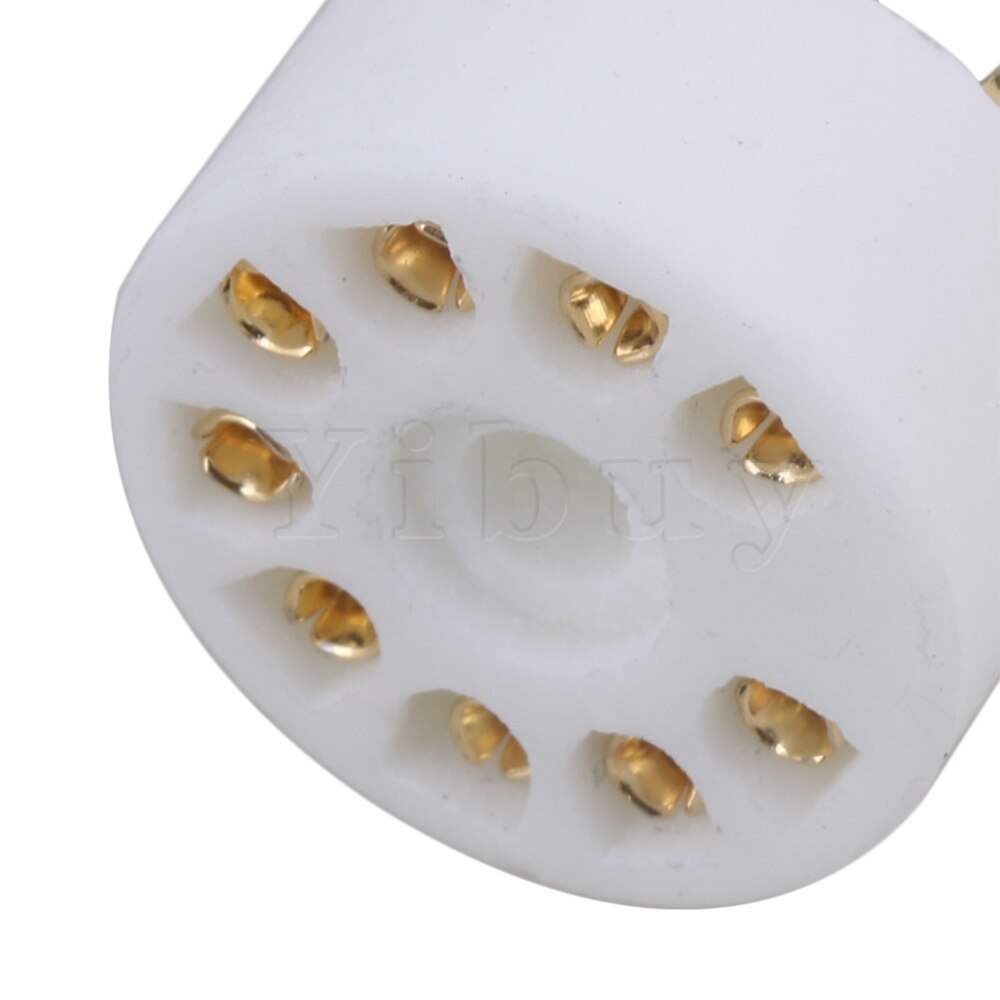 Yibuy White Ceramic 9 Pin Vacuum Tube Socket GZC9-... – Vicedeal