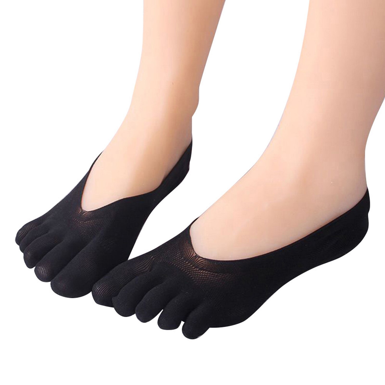 5 Pairs Five Toe Breathable Socks Comfortable Non-... – Grandado