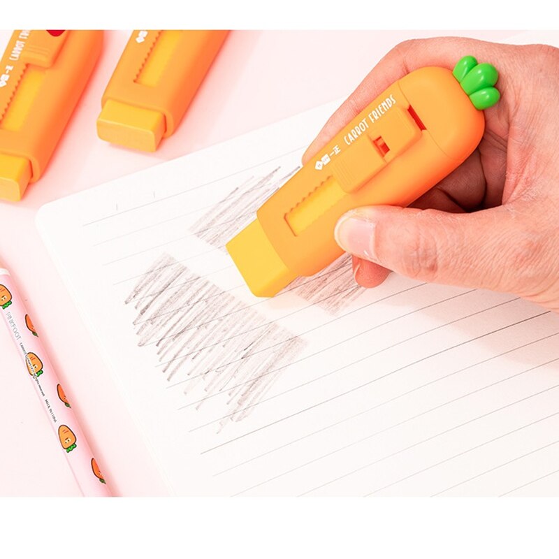 1pcs Carrot Friends Eraser Cute Slide Stick Type R... – Vicedeal