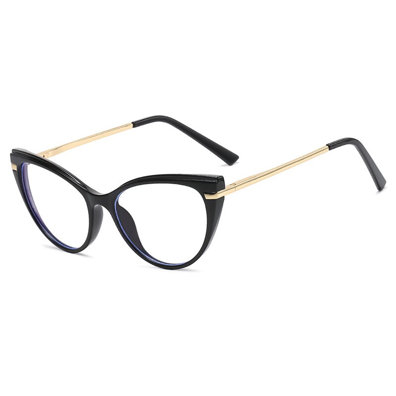 Sexy Red Cat Eye Glasses Frames Women Anti Blue Li... – Grandado