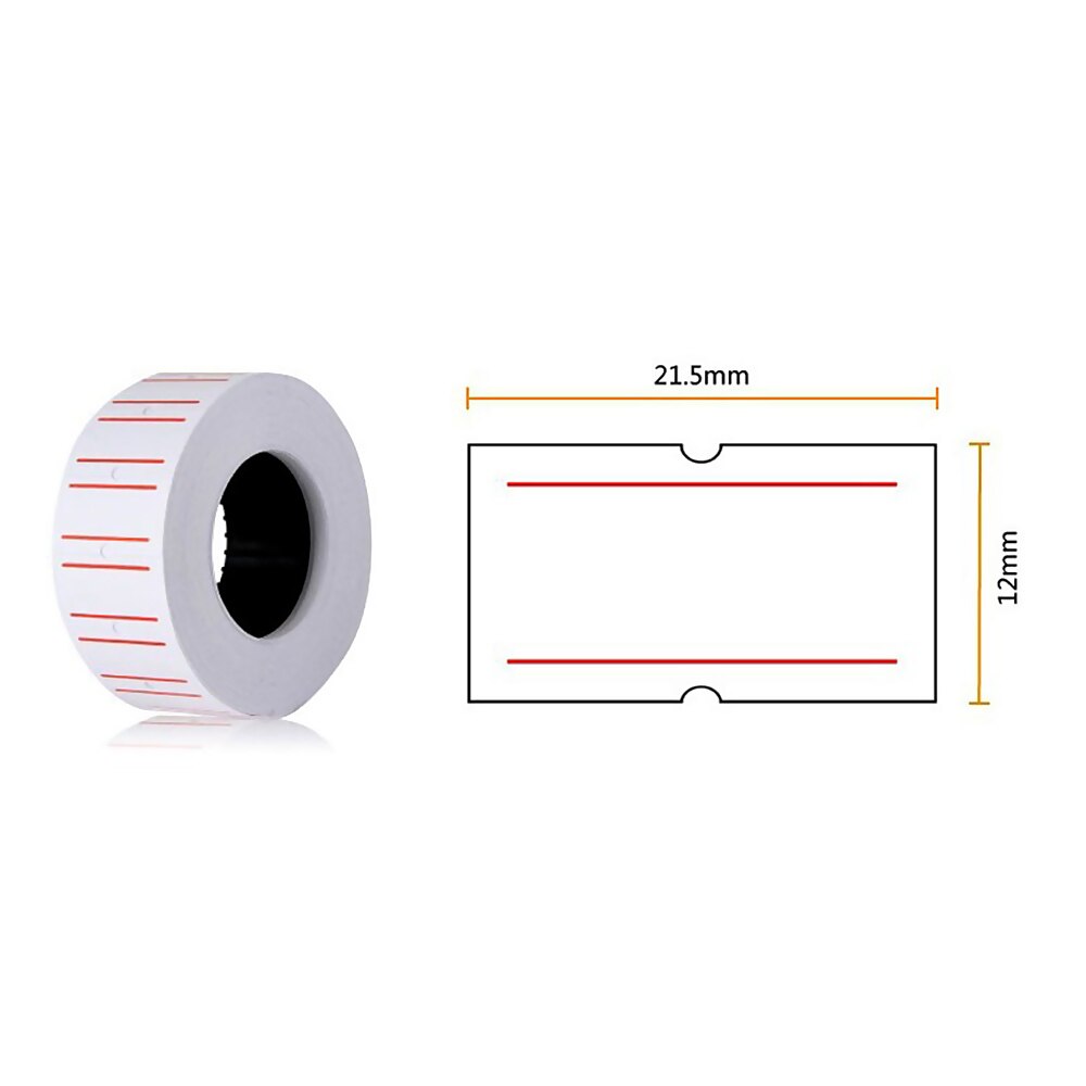 Red Paper Self Adhesive Price Marked Labels White ... – Grandado