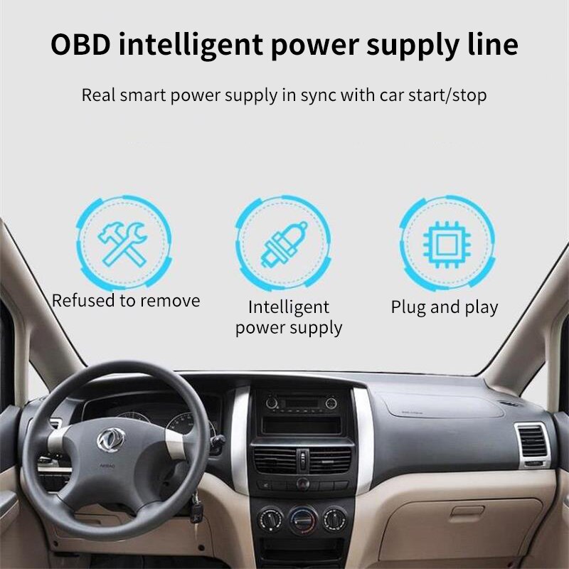 0.5M 16-Pin OBD2 Male Plug to Mini USB Driving rec... – Grandado