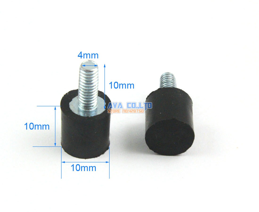 15 Pieces 10*10mm Body M4*10mm Male Rubber Anti Vi... – Vicedeal