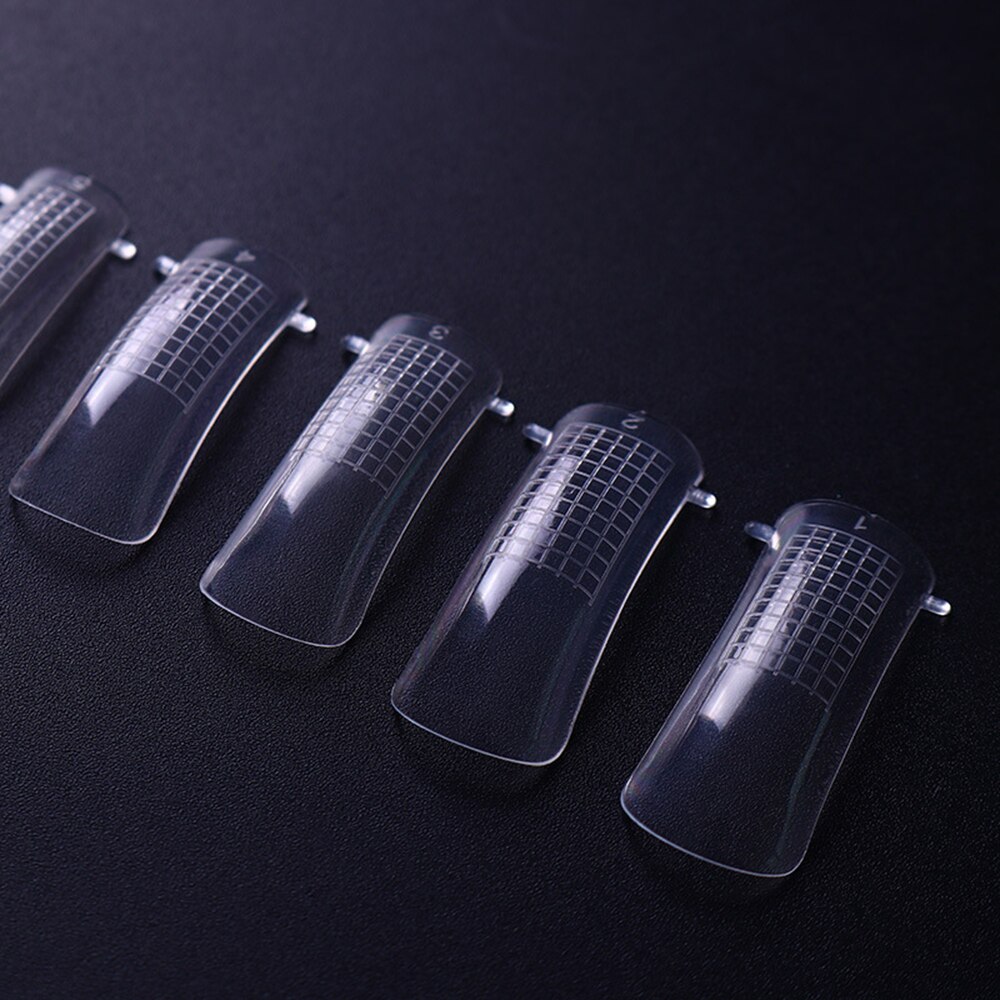 5 stk klar poly gel hurtig bygning neglespids klip... – Grandado