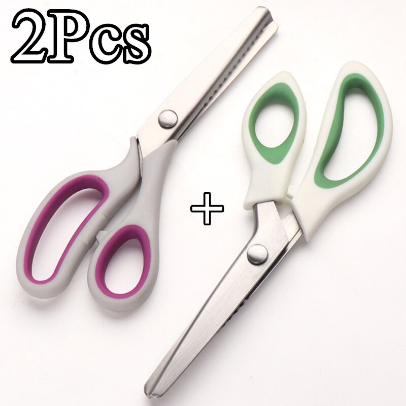 Chisel Pinking Shears Scissors Cutting Serrated Sc... – Grandado