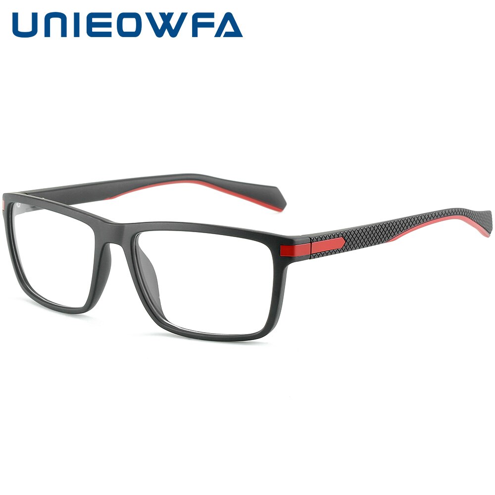 UNIEOWFA Square Optical Glasses Men Frame Sports P... – Grandado