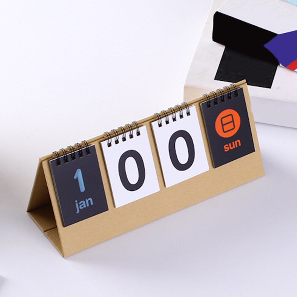 Perpetual Flip Countdown DIY Stationery Desk Calen... – Grandado