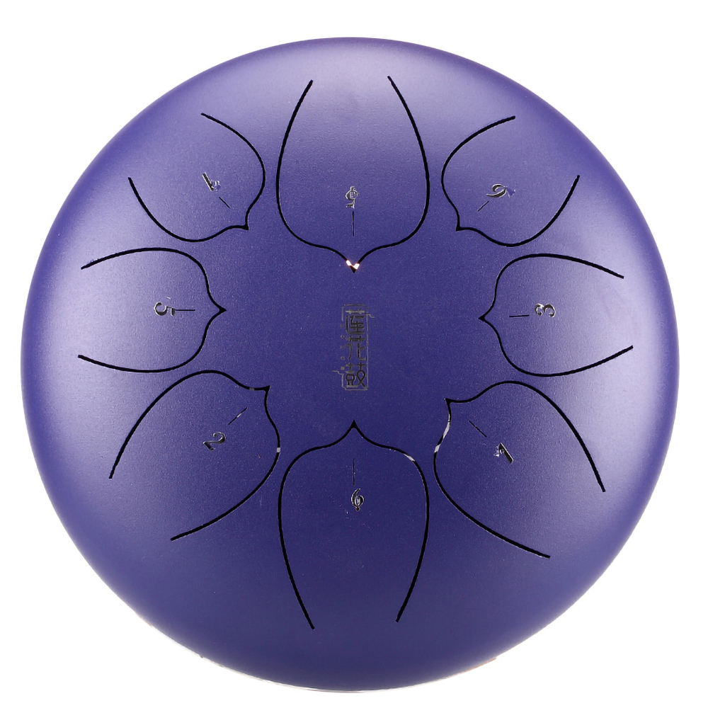 6inch Tongue Drums Steel 8-Tone Hand Drums Empty L... – Grandado