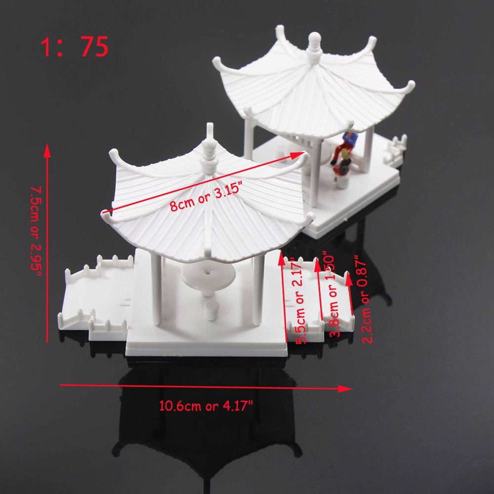 GY01 2 sets Pavilion Model Gloriette Chinese Const... – Vicedeal