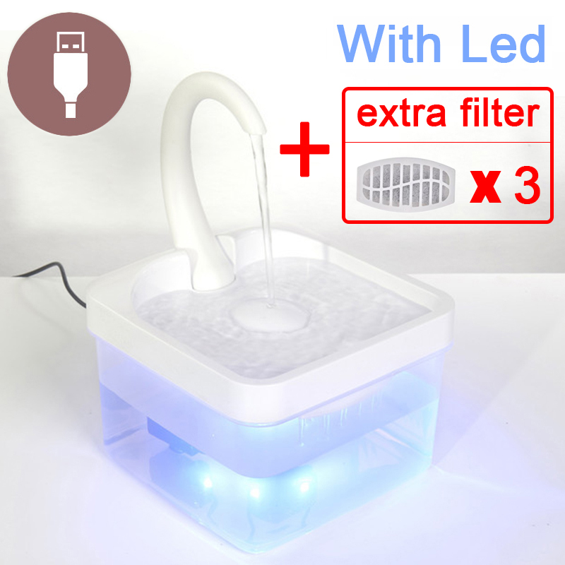 2L Kat Fontein Led Blauw Licht Usb Aangedreven Aut... – Vicedeal