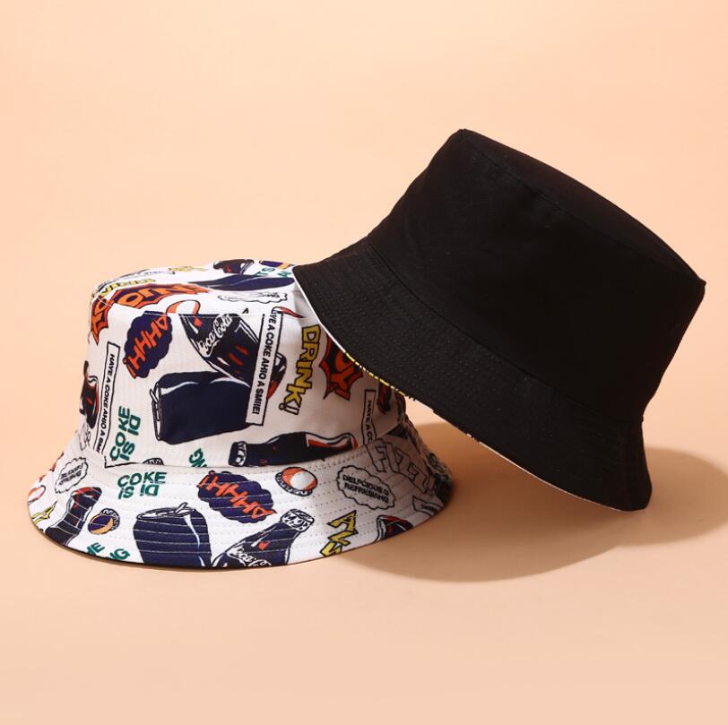 Two Side Reversible Coke Drink bucket hat for men ... – Vicedeal
