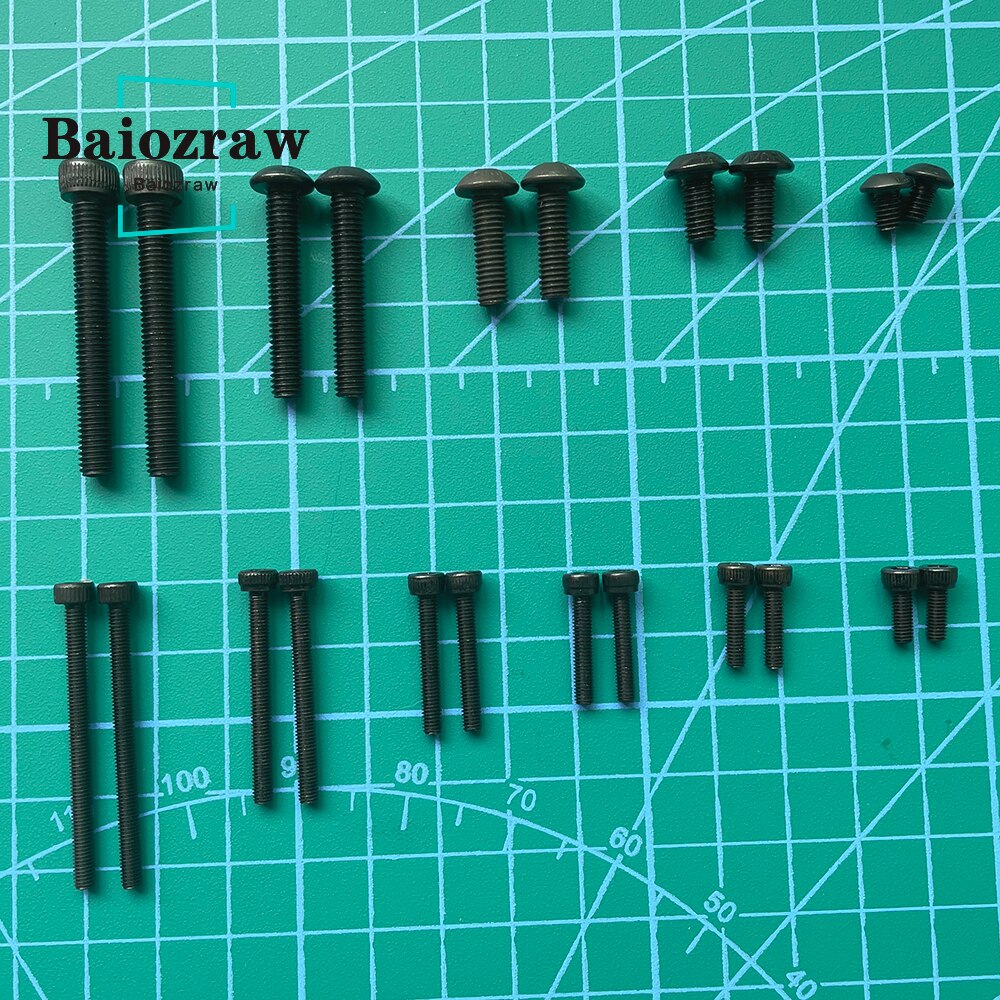 Baiozraw 3D Printer Screws Full Kit DIY Project Fa... – Grandado