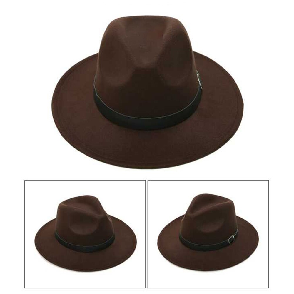 Chapeau Feutre Women's Chapeau Wing Wide Hats men ... – Vicedeal