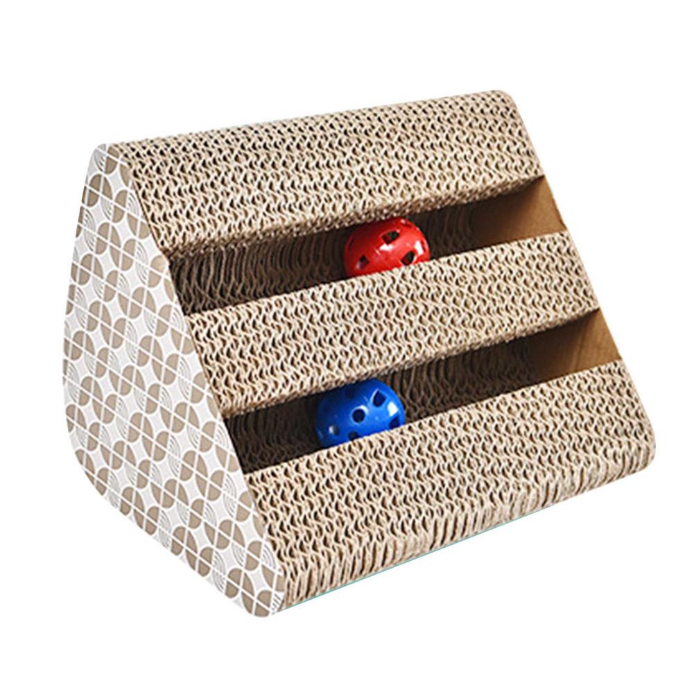 More Shape Cat Toys Cat Scratch Board Pad Scratchi... – Grandado