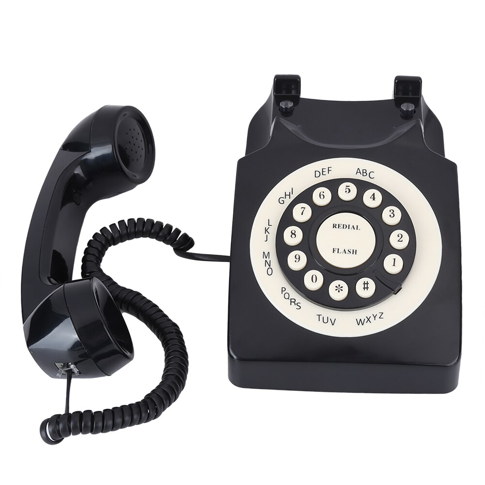 Vintage Retro Telefoon Ouderwetse Vaste Telefoon Bedrade Desktop Vaste ...