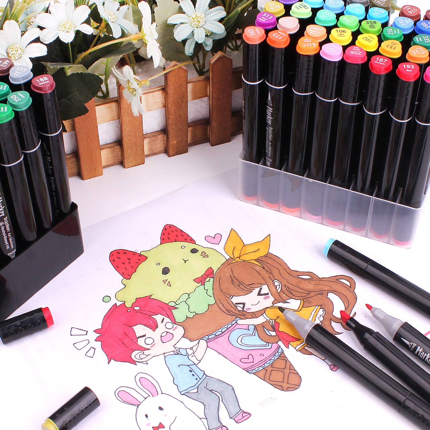 40/60/80 Colours Graphic Drawing Painting Alcohol ... – Grandado