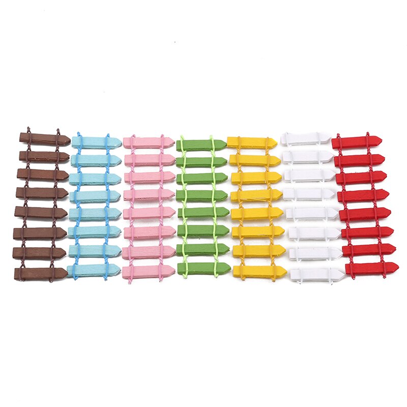 Miniature Wooden Fence DIY Fairy Garden Micro Land... – Grandado