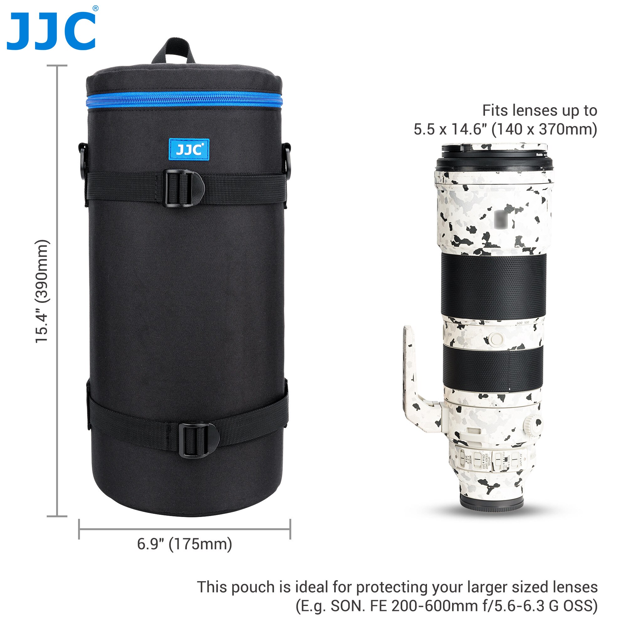 JJC Oversize Camera Bag Waterproof Lens Bag Pouch ... – Grandado