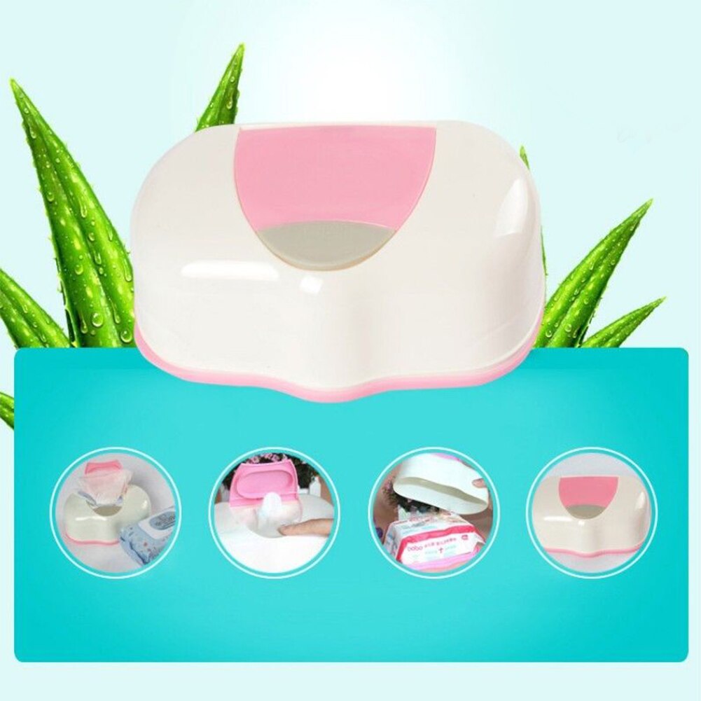 Container Case Holder Wet Tissue Storage Box Plast... – Grandado