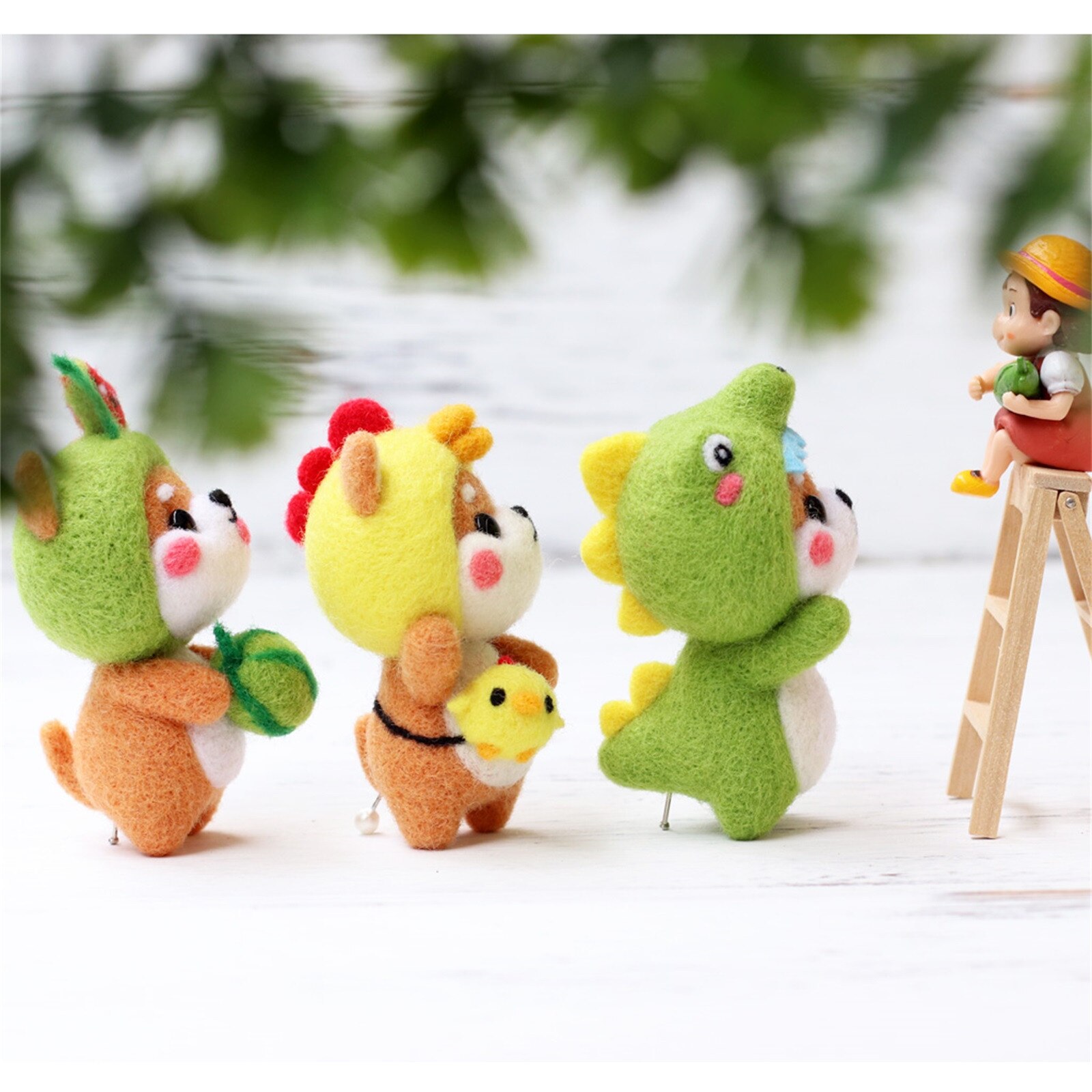 Plush Toy Dog Pattern Handmade DIY Wool Christmas ... – Grandado