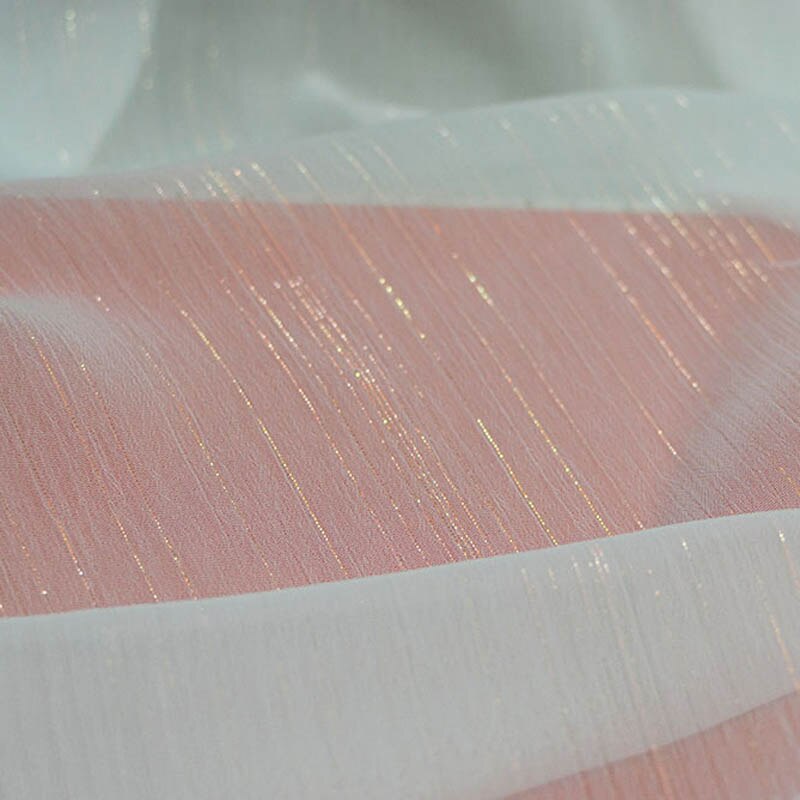 50D chiffon fabric metallic shiny crepe chiffon co... – Grandado