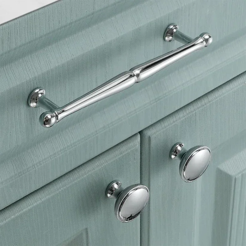 French Style Wardrobe Handle Pure Copper Shiny Sil... – Grandado