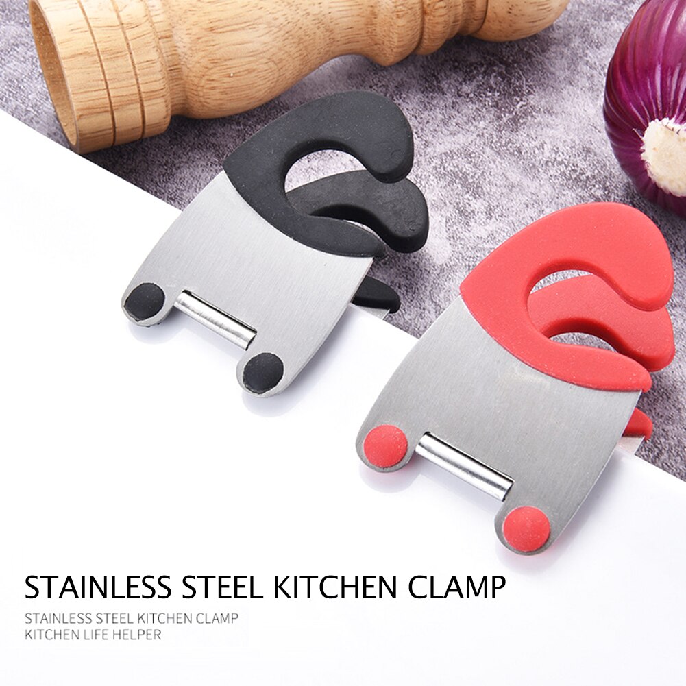 1Pcs Rvs Pot Kant Clips Anti-Brandwonden Lepel Hou... – Vicedeal