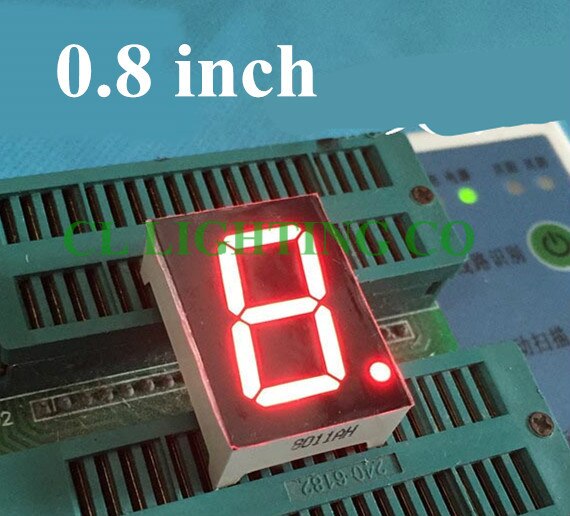 0.8"in 0.8inch RED 7 Segment LED Display 27.7... – Grandado