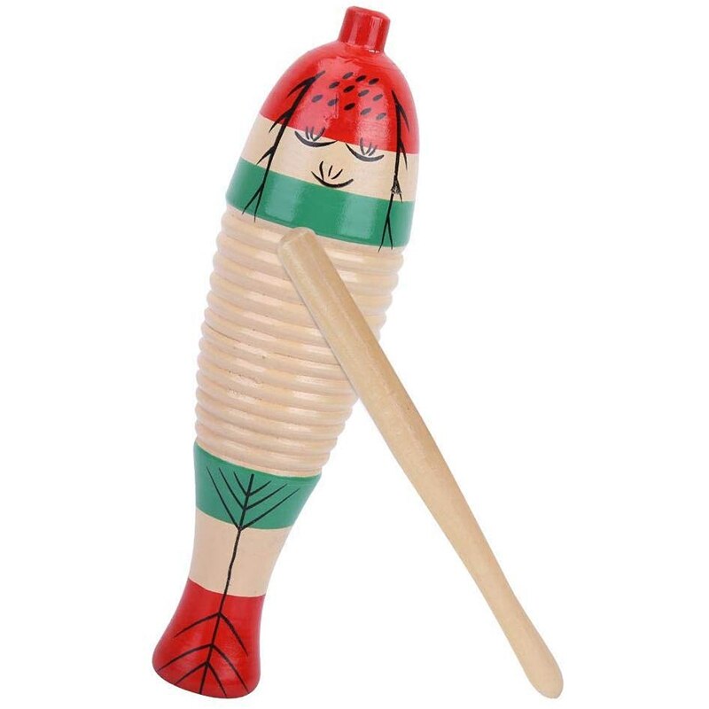 Fish Guiro Wooden Guiro Music Scraper Guiro2 Sets ... – Grandado
