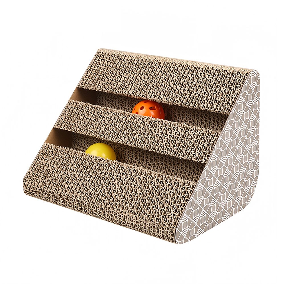 Ramp Cat Scratching Board Corrugated Cardboard wit... – Grandado